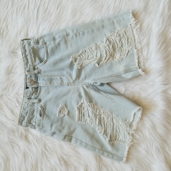 Indigo Rein | Shorts | Indigo Rein High Rise Distress Short | Poshmark